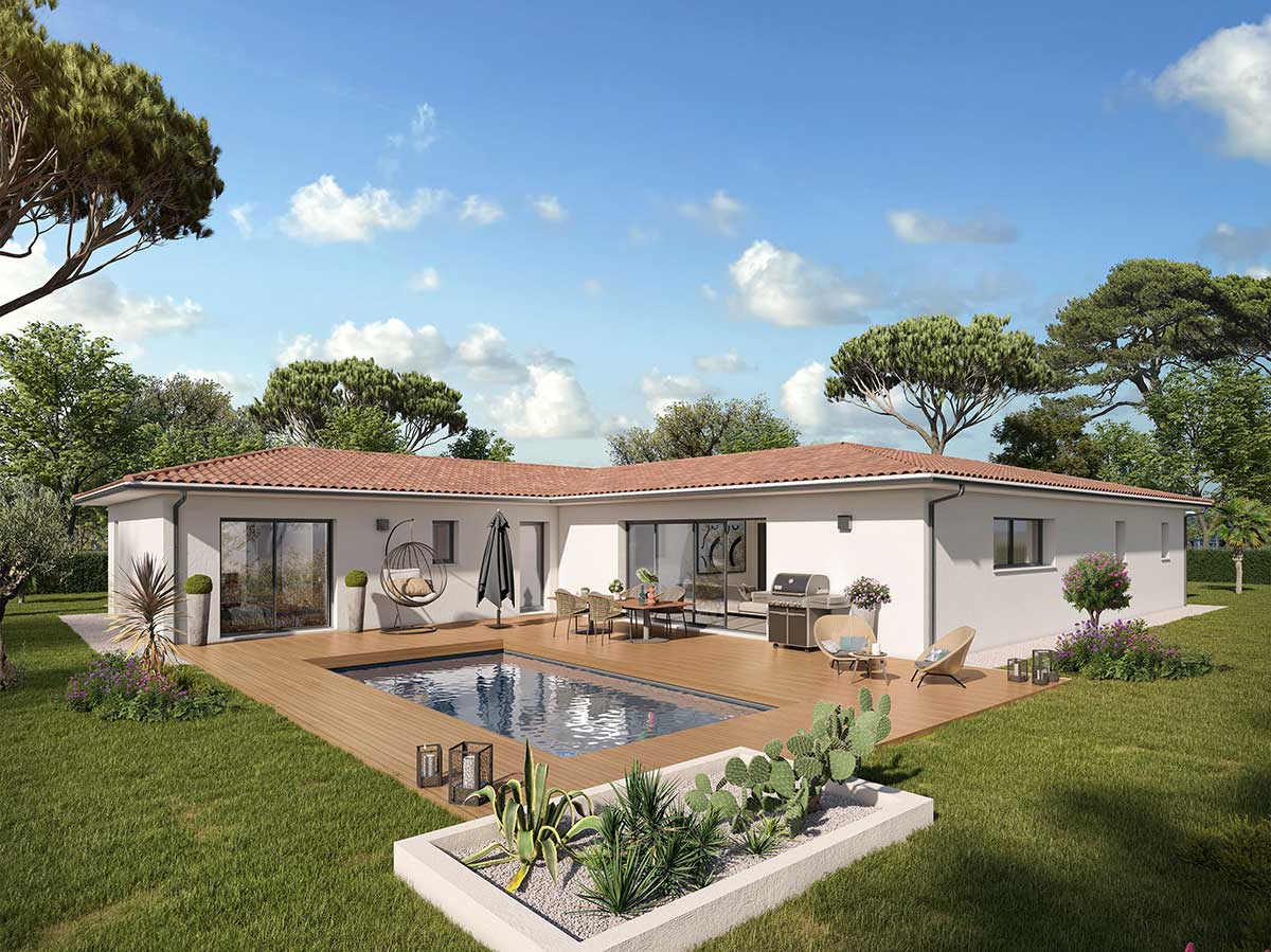 Modèle maison plain-pied avec plan (plans & modèles) - Demeures d ...