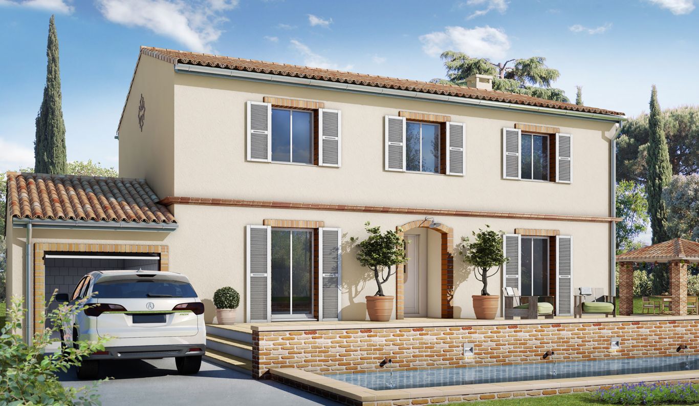 Modèle maison étage avec plan (plans & modèles) - Demeures d'Occitanie ...