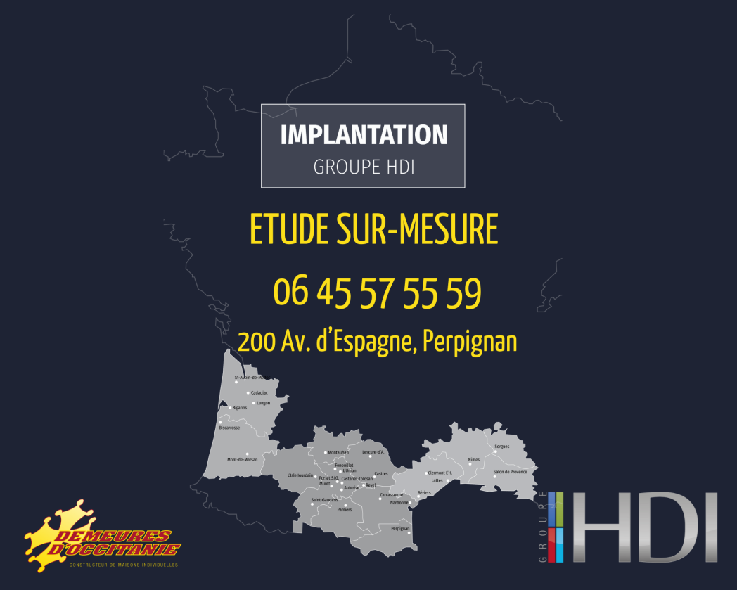 Construire sa maison Toulouges (66350) Pyrénées-Orientales - Constructeur Perpignan (66)